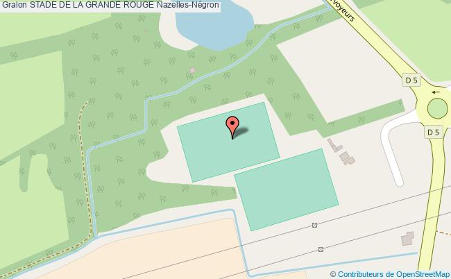 Terrain d'honneur Stade de la grande rouge Nazelles-Négron