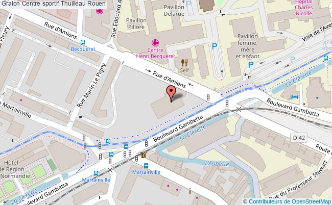 Terrain de basket-ball Centre sportif thuilleau Rouen