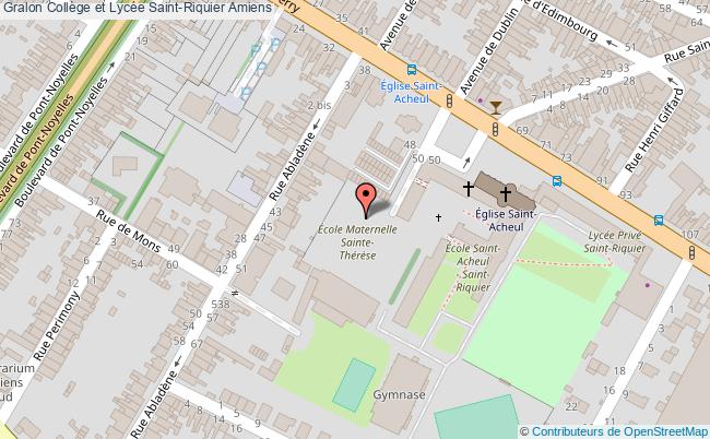 Terrain de basket-ball Collège et lycée saint-riquier Amiens