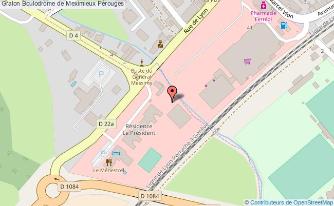 Terrain de boules Boulodrome de meximieux Pérouges