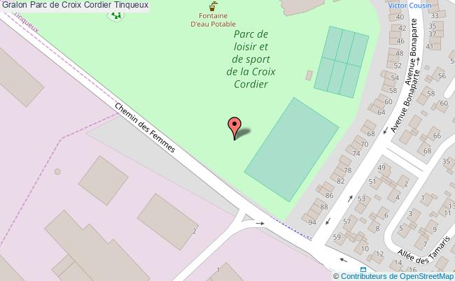 Terrain de boules Parc de croix cordier Tinqueux