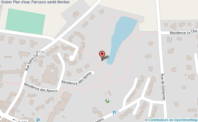 Terrain de boules Plan d'eau parcours santé Moréac