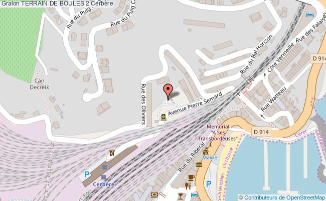 TERRAIN DE BOULES Terrain de boules 2 Cerbère