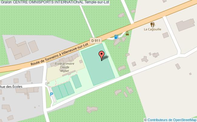 TERRAIN DE FOOT Centre omnisports international Temple-sur-Lot
