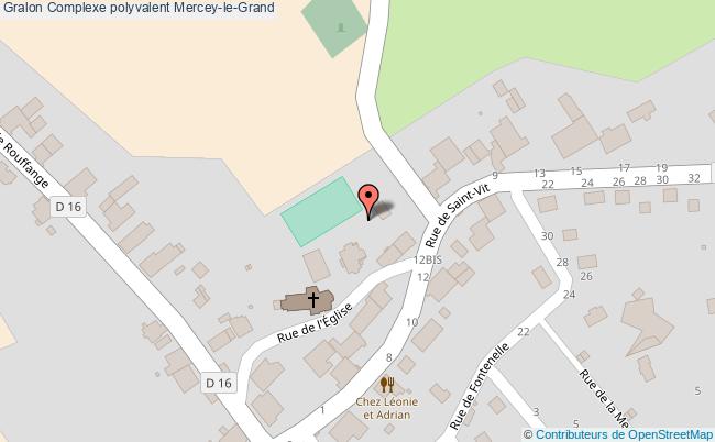 Terrain de football Complexe polyvalent Mercey-le-Grand