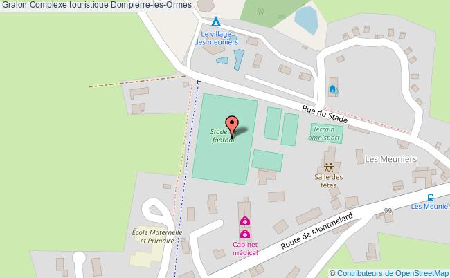 Terrain de football Complexe touristique Dompierre-les-Ormes