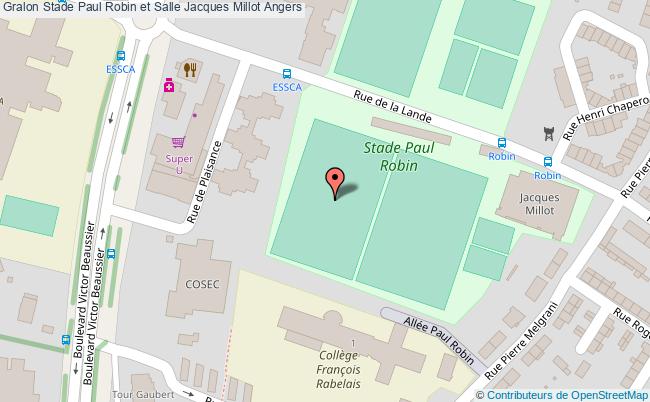 Terrain de football honneur Stade paul robin et salle jacques millot Angers