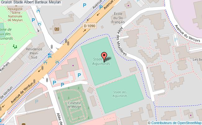 Terrain de football Stade albert batteux Meylan