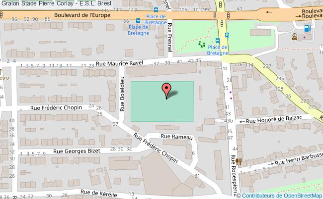 Terrain de Football Stade pierre corlay - e.s.l. Brest