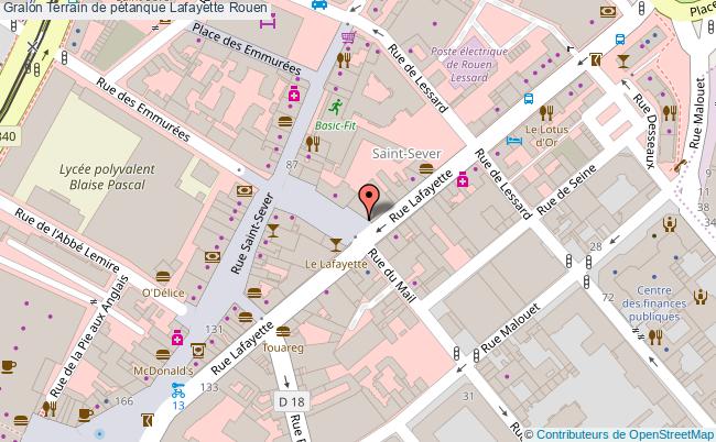 Terrain de pétanque Lafayette Terrain de pétanque lafayette Rouen