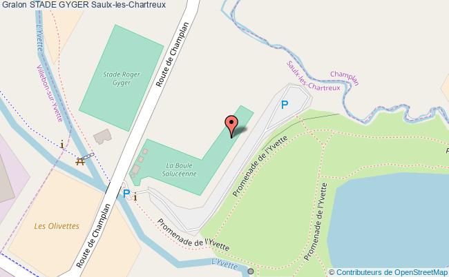 TERRAIN DE PETANQUE Stade gyger Saulx-les-Chartreux