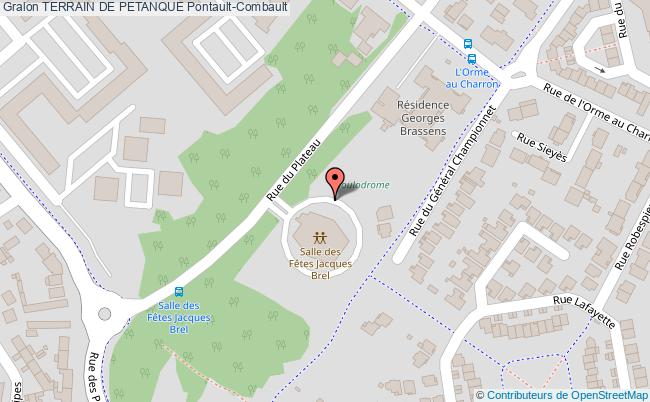 TERRAIN DE PETANQUE Terrain de petanque Pontault-Combault