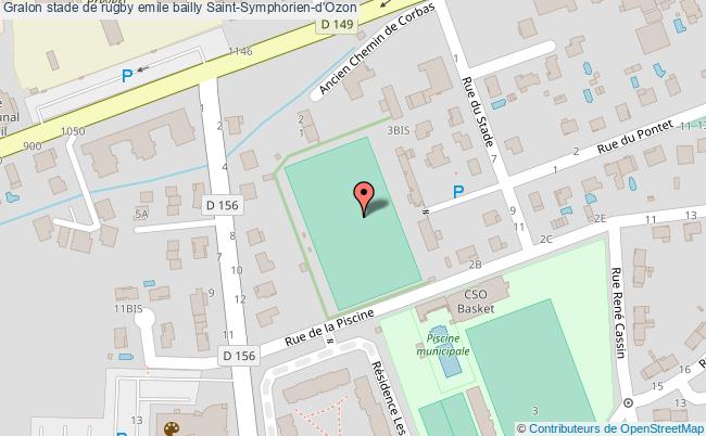 terrain de rugby Stade de rugby emile bailly Saint-Symphorien-d'Ozon