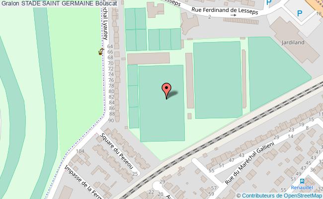 TERRAIN DE RUGBY Stade saint germaine Bouscat