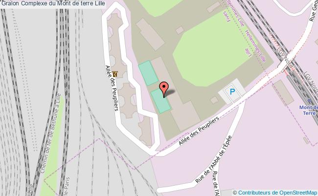 Terrain de tennis extérieur Complexe du mont de terre Lille