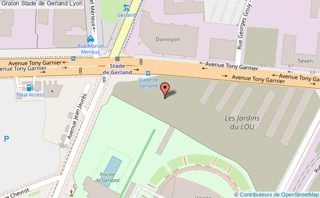 Terrain de tennis Stade de gerland Lyon