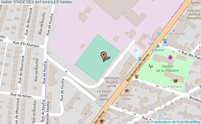 Terrain des batignolles Stade des batignoles Nantes