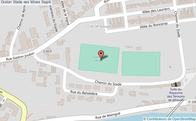 Terrain gazon Stade des mines Segré