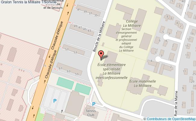 Terrain multisports Tennis la milliaire Thionville