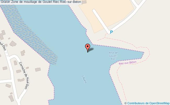 Zone de Mouillage Zone de mouillage de goulet riec Riec-sur-Belon