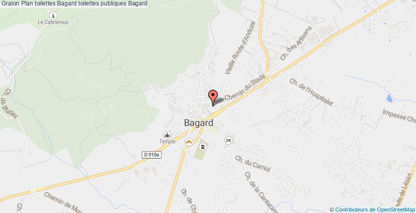 Toilette Bagard liste des toilettes publiques de Bagard : 1 toilettes