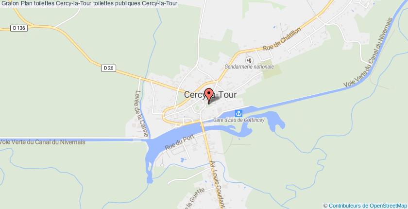 Toilette Cercy-la-Tour liste des toilettes publiques de Cercy-la-Tour ...