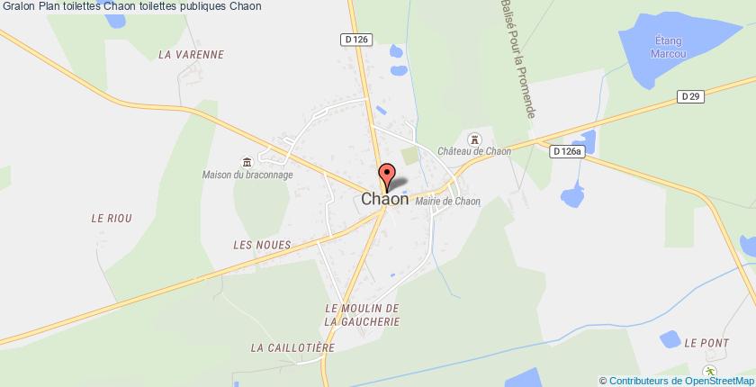 Toilette Chaon liste des toilettes publiques de Chaon : 1 toilettes