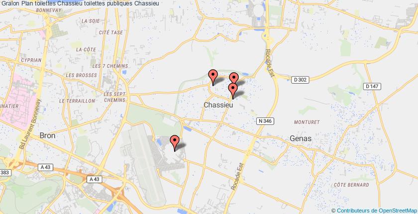Toilette Chassieu liste des toilettes publiques de Chassieu : 4 toilettes