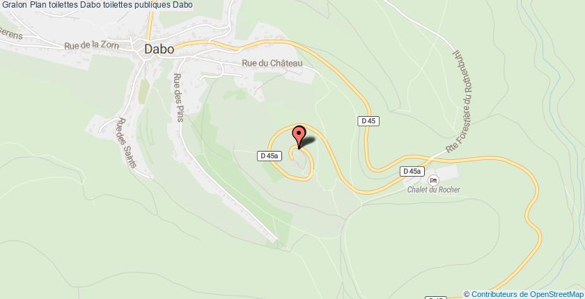 Toilette Dabo liste des toilettes publiques de Dabo : 2 toilettes