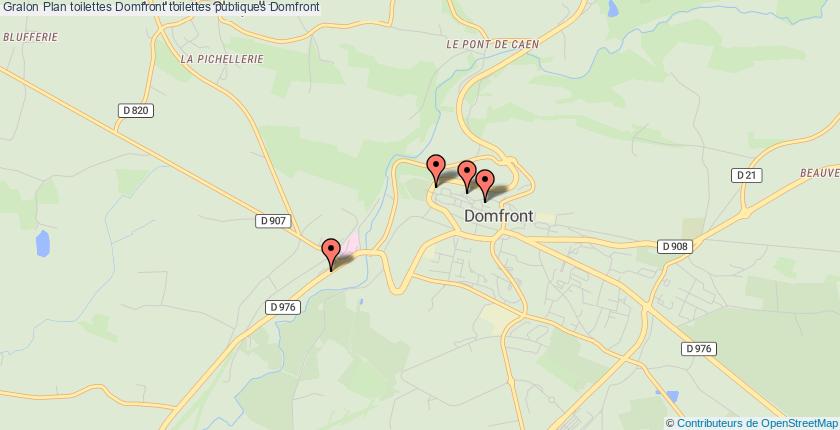 Toilette Domfront liste des toilettes publiques de Domfront : 4 toilettes