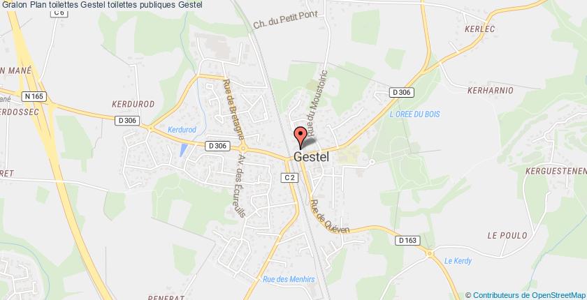 Toilette Gestel liste des toilettes publiques de Gestel : 1 toilettes