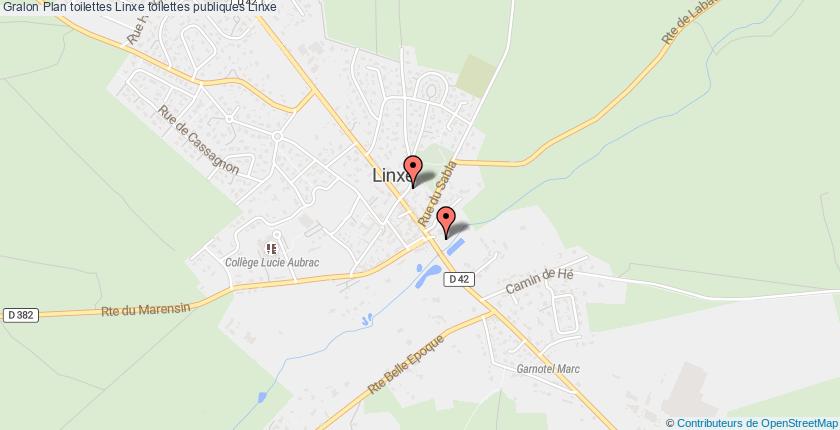 Toilette Linxe liste des toilettes publiques de Linxe : 2 toilettes