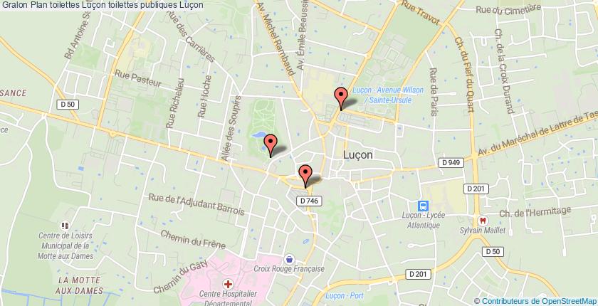 Toilette Luçon liste des toilettes publiques de Luçon : 3 toilettes