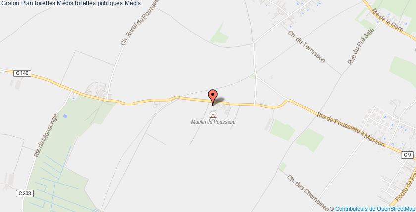 Toilette Médis liste des toilettes publiques de Médis : 1 toilettes