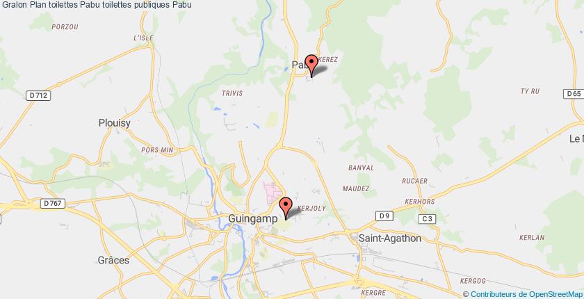 Toilette Pabu liste des toilettes publiques de Pabu : 2 toilettes