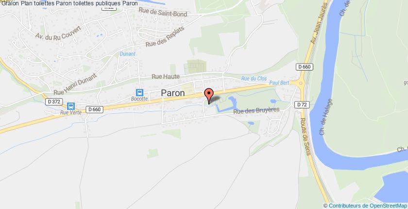 Toilette Paron liste des toilettes publiques de Paron : 1 toilettes