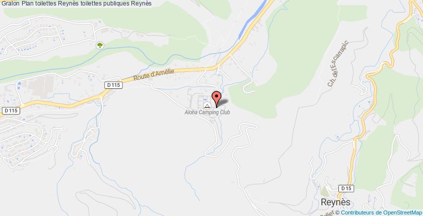 Toilette Reynès liste des toilettes publiques de Reynès : 1 toilettes
