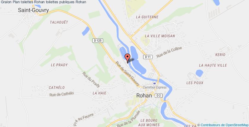 Toilette Rohan liste des toilettes publiques de Rohan : 1 toilettes