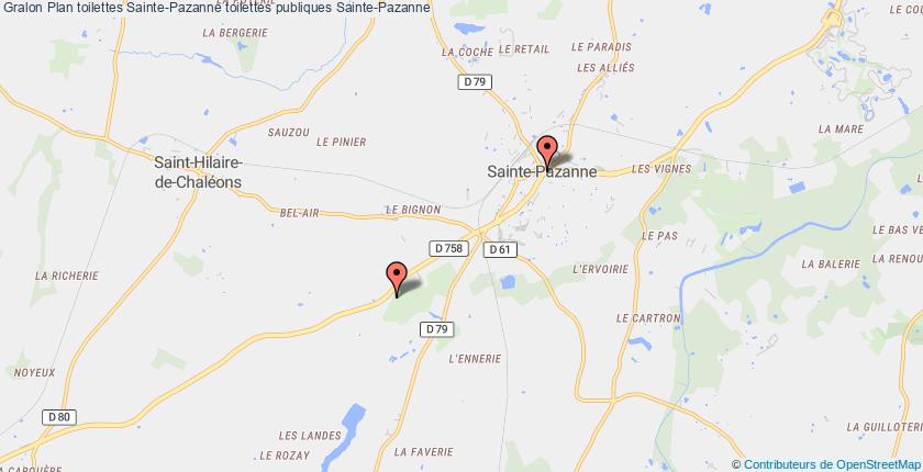Toilette Sainte-Pazanne liste des toilettes publiques de Sainte-Pazanne ...