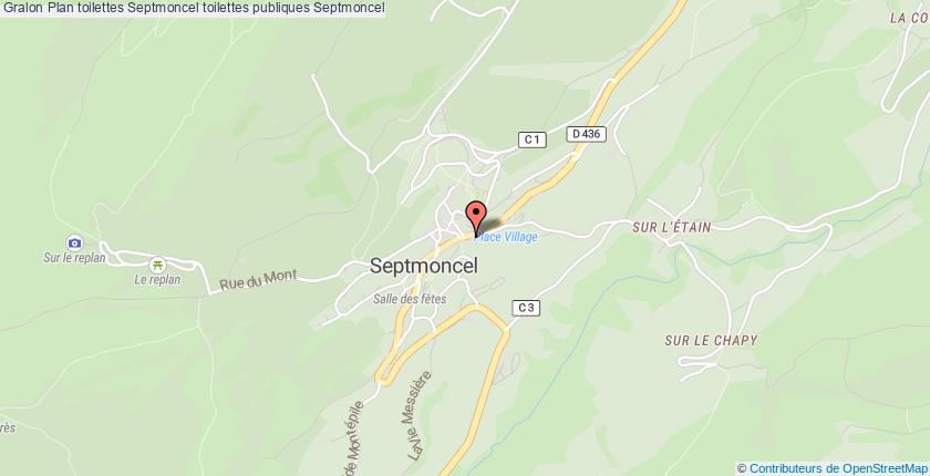Toilette Septmoncel liste des toilettes publiques de Septmoncel : 1 ...