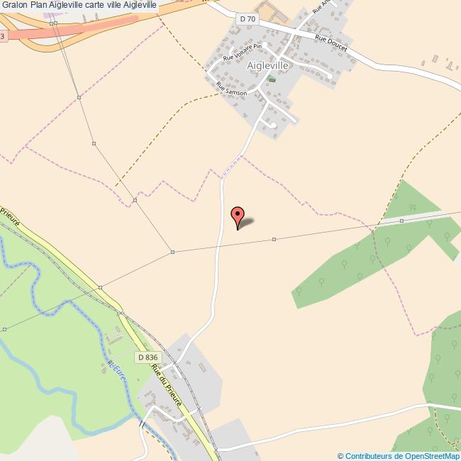 Plan Aigleville carte ville Aigleville