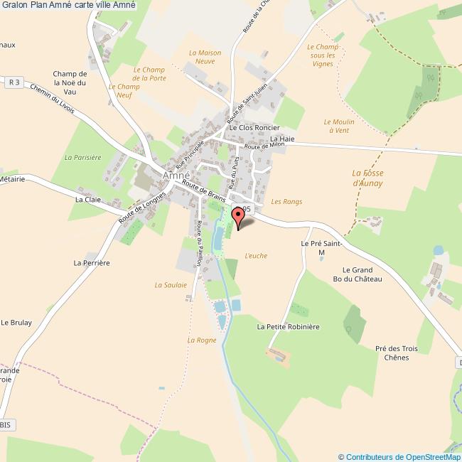 Plan Amné carte ville Amné