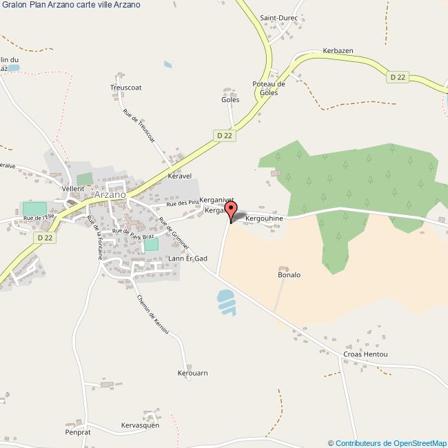 Plan Arzano carte ville Arzano