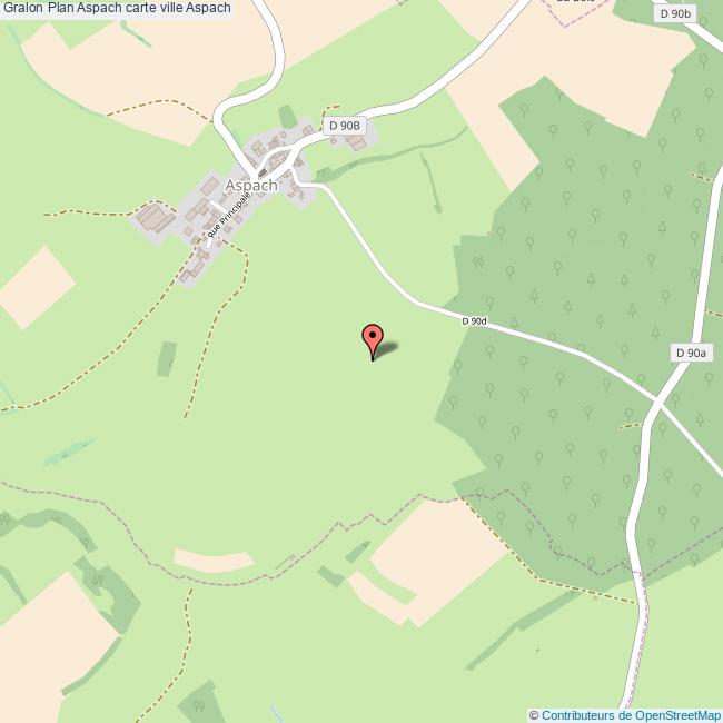 Plan Aspach carte ville Aspach