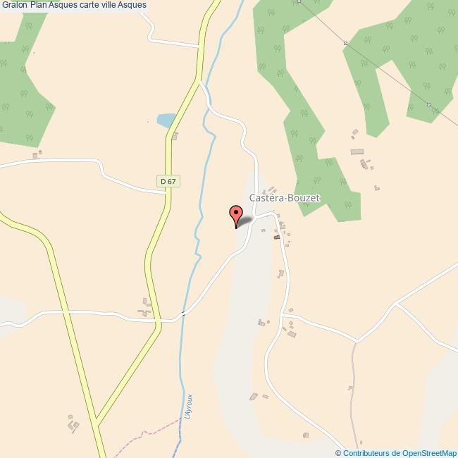 Plan Asques carte ville Asques