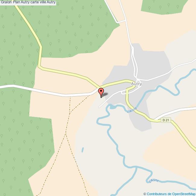 Plan Autry carte ville Autry