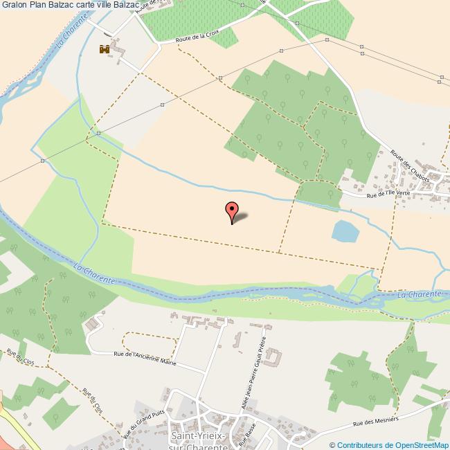 Plan Balzac carte ville Balzac