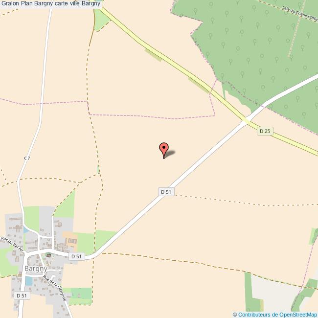 Plan Bargny carte ville Bargny