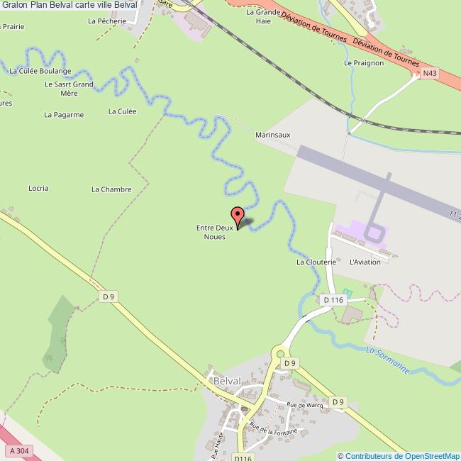 Plan Belval carte ville Belval