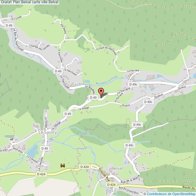 Plan Belval carte ville Belval